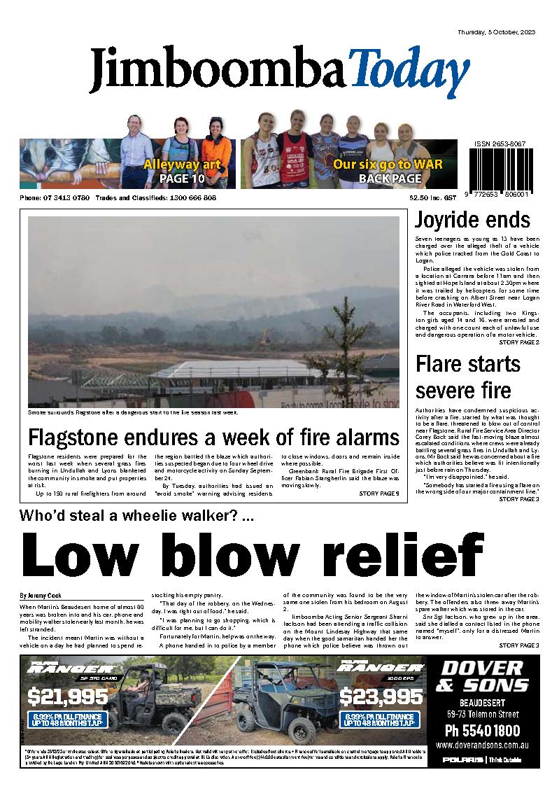 Jimboomba Today 5th October 2023 Jimboomba Today